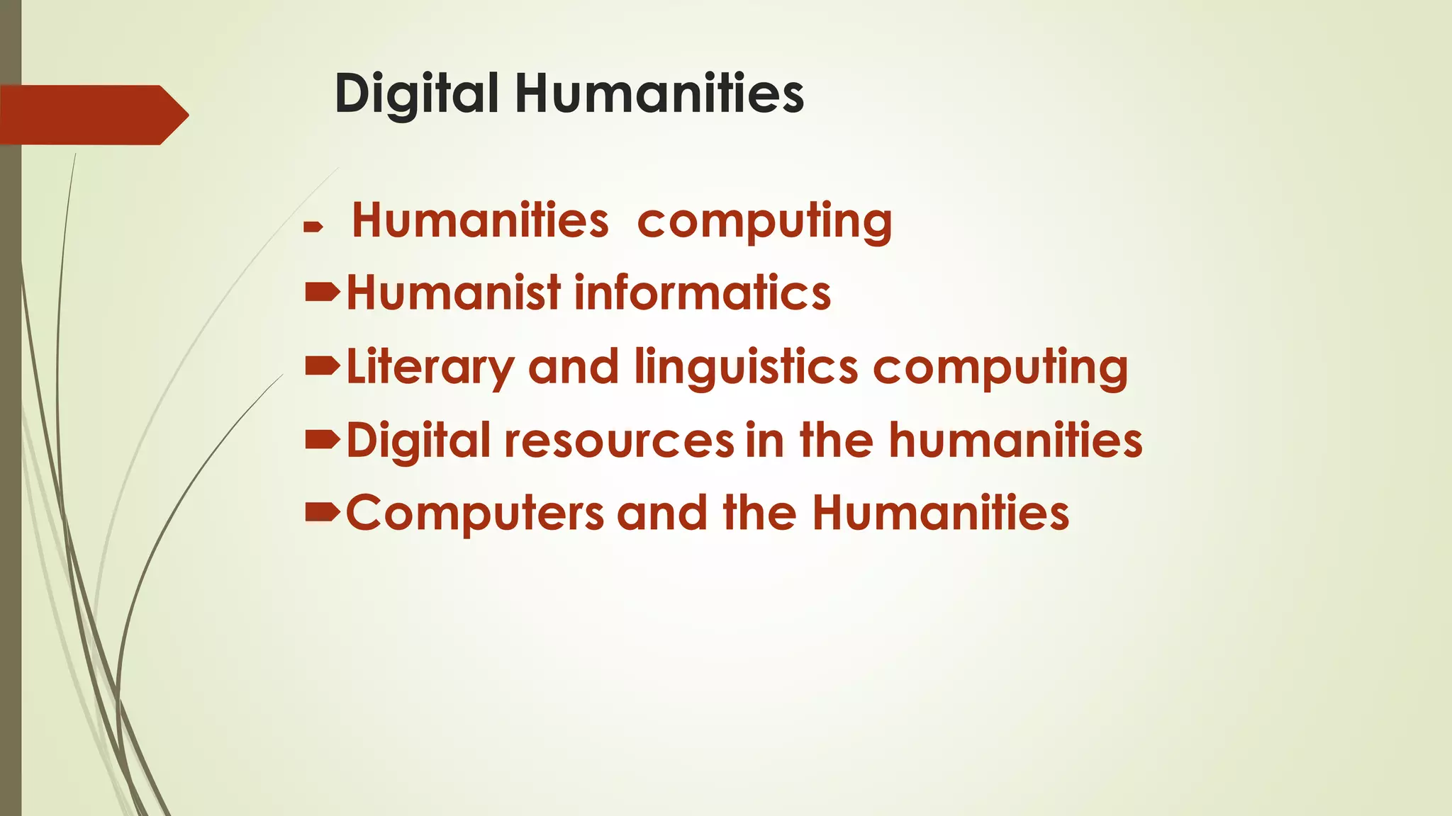 Presentation digital humanities | PDF