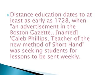 Presentation. distance learning | PPTX