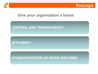 DocLogix solution for utilities sector | PPT