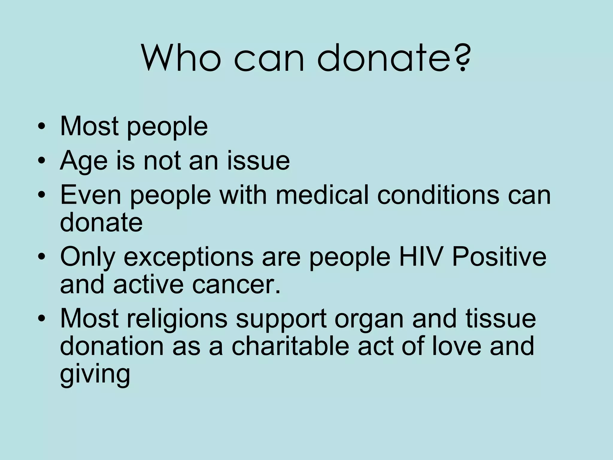Presentation Donation | PPT