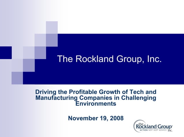 Driving Profitable Growth in Challenging Times | PPT