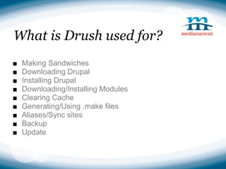Beginning Drush | PPT | Free Download