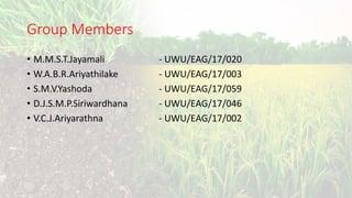 Presentation eag - group -4 | PPT