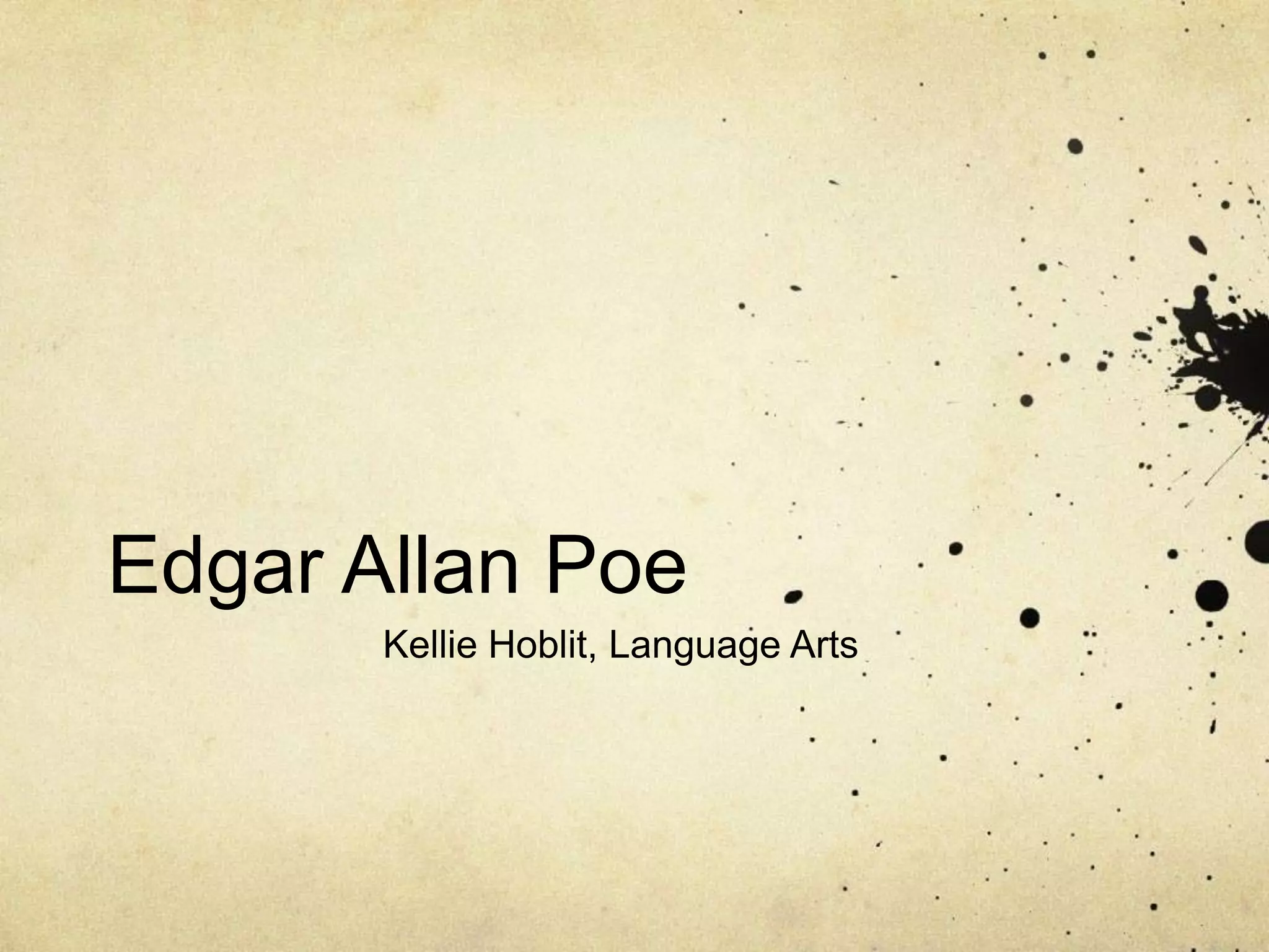 Edgar Allan Poe | PPT