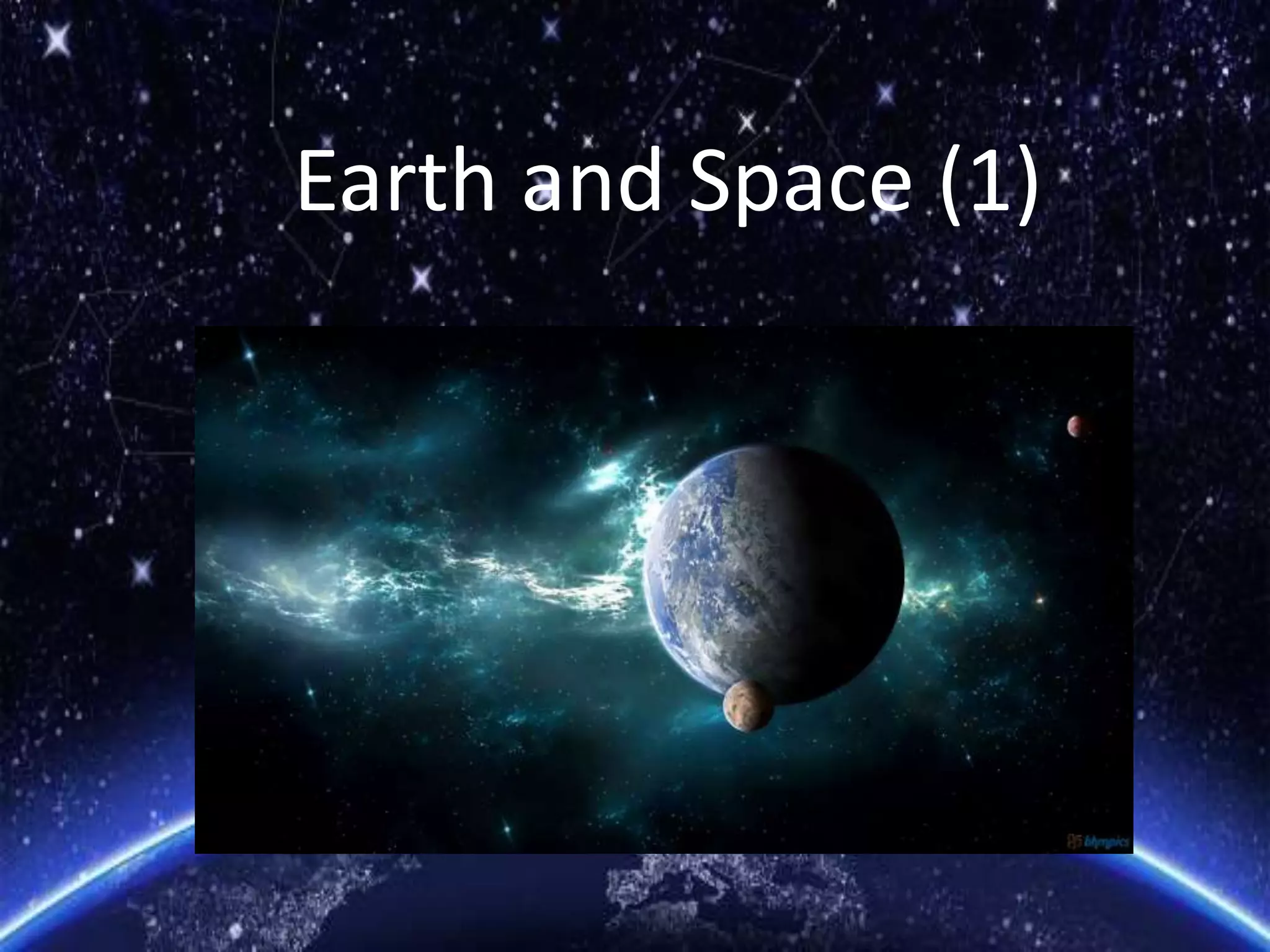 Presentation earth and space | PPTX