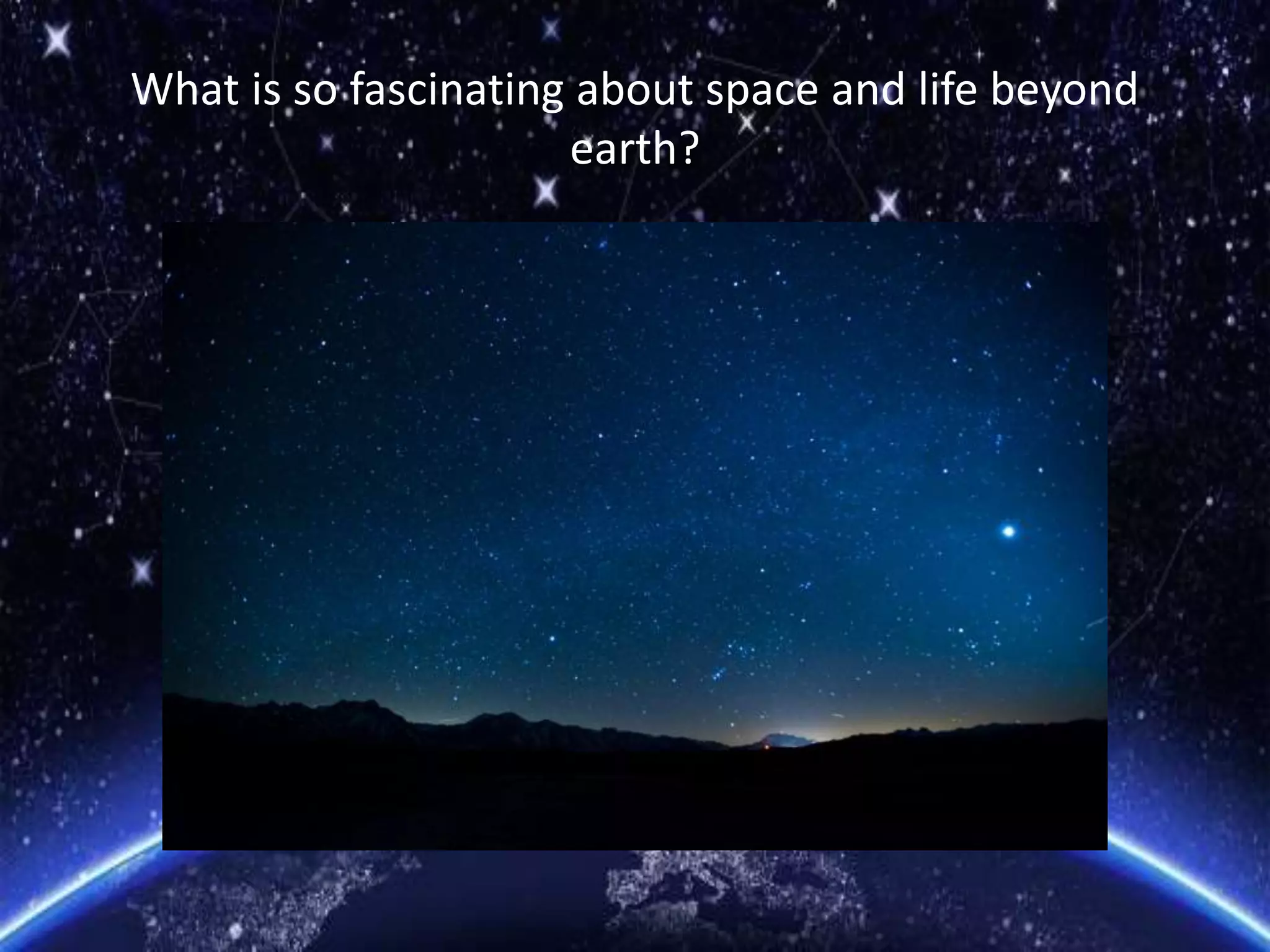 Presentation earth and space | PPTX