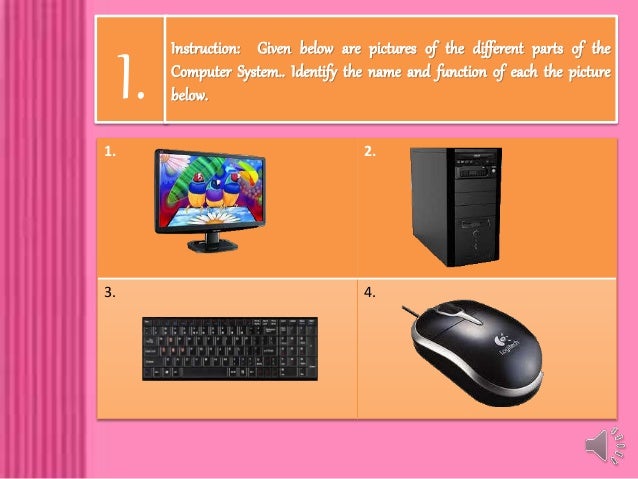 Parts Of A Computer System