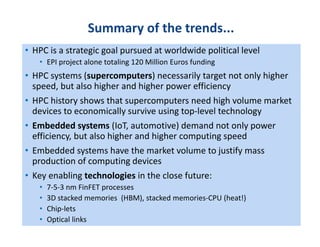 The irresistible and necessary touch between supercomputers and ...