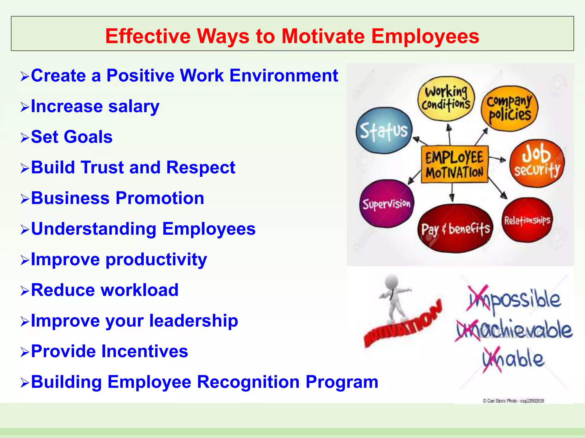 Employee Motivation | PPTX