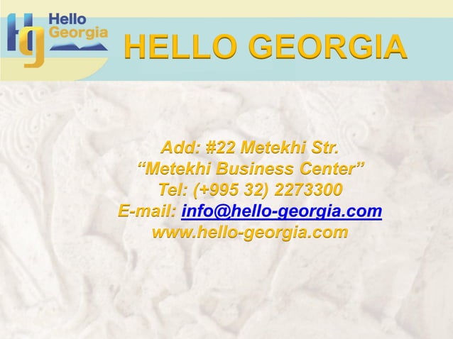 Hello Georgia | PPT
