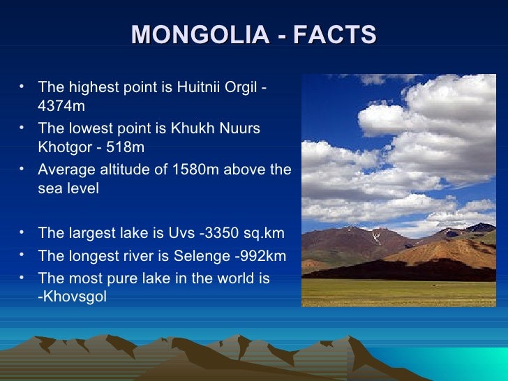 Mongolia: The Land of blue Sky