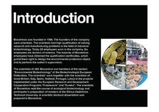 Presentation English | PDF