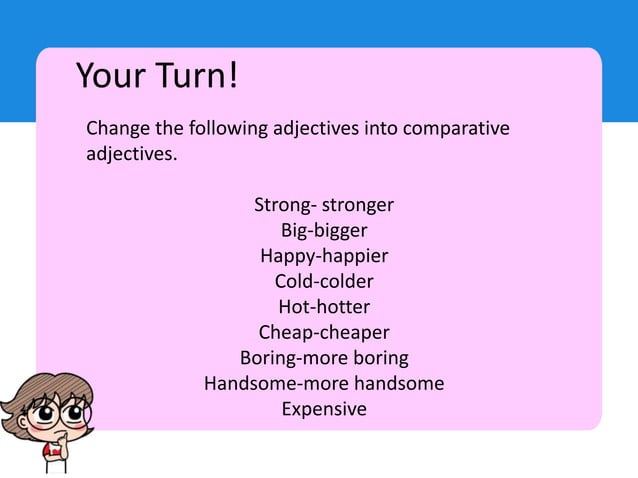 Presentation-English-demonstration.pptx lesson: comparative adjectives ...