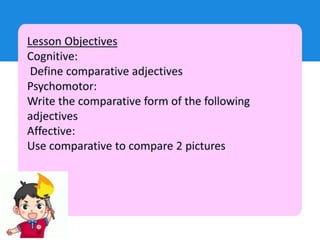 Presentation-English-demonstration.pptx lesson: comparative adjectives ...