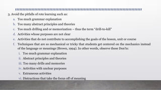 ENGLISH 101 B- the principle of language | PPTX | Educational ...