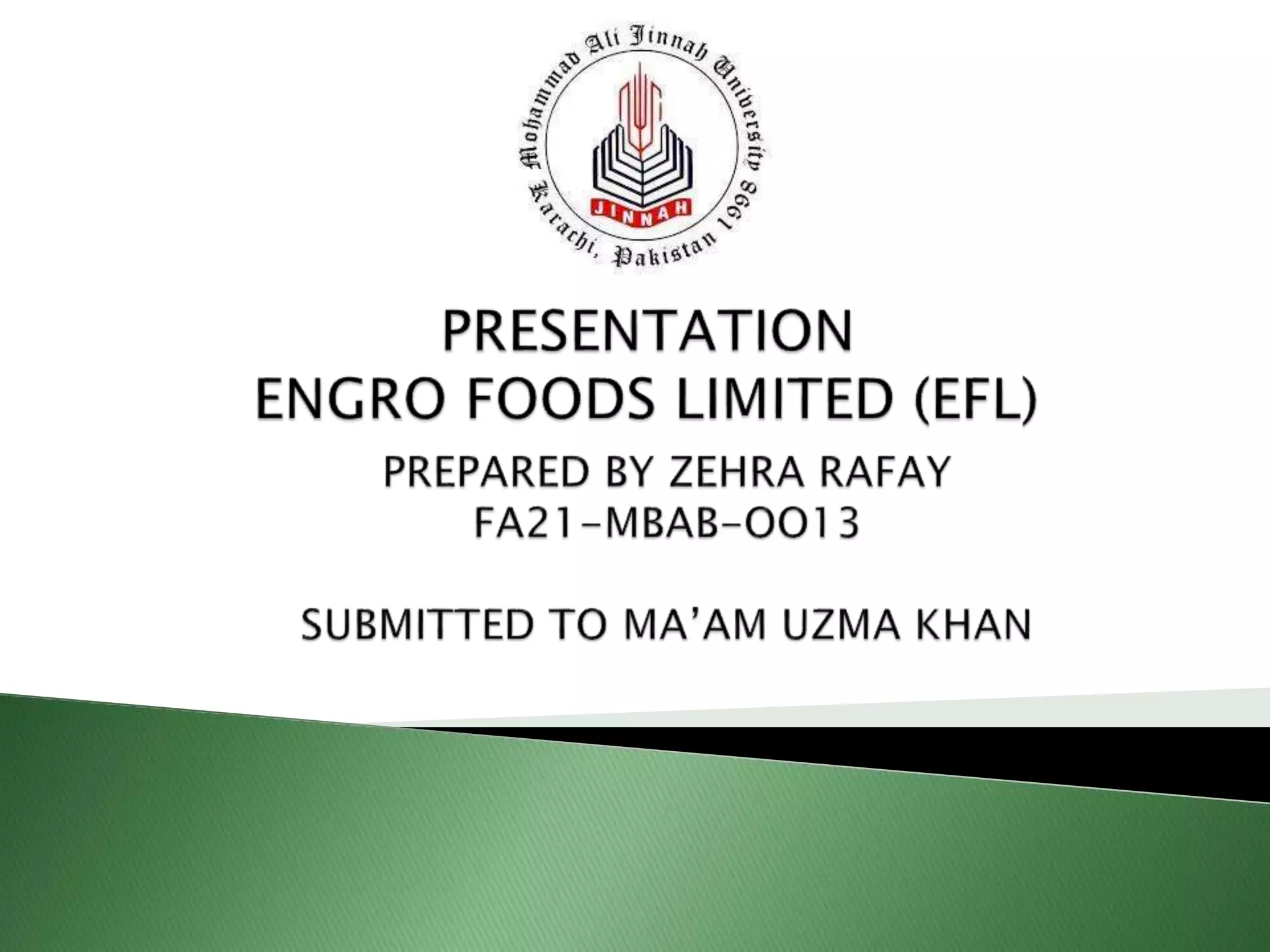 PRESENTATION - ENGRO FOODS.pptx