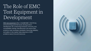 Emc test systems for electronic products in chennai | PDF