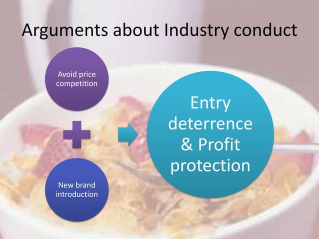 Presentation entry deterrence in the rte breakfast cereal industry ...