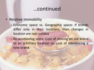 Presentation entry deterrence in the rte breakfast cereal industry | PPTX