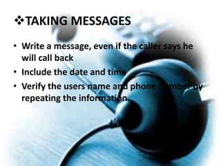 Presentation for a call centre | PPT