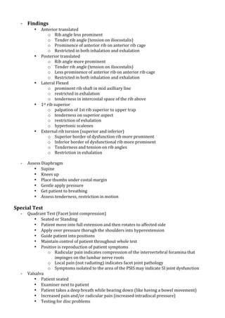 Examination and Treatment of the Thoracic Spine and Ribs | PDF | Death ...