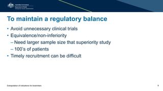 Extrapolation of indications for biosimilars | PPT
