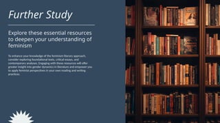 Feminism literary approach /criticism .pptx