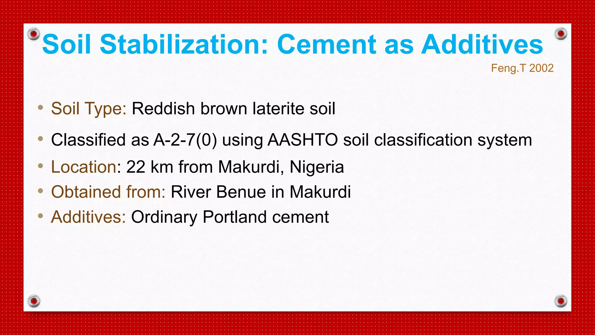 SOIL STABILIZATION USING LIME AND CEMENT | PPTX