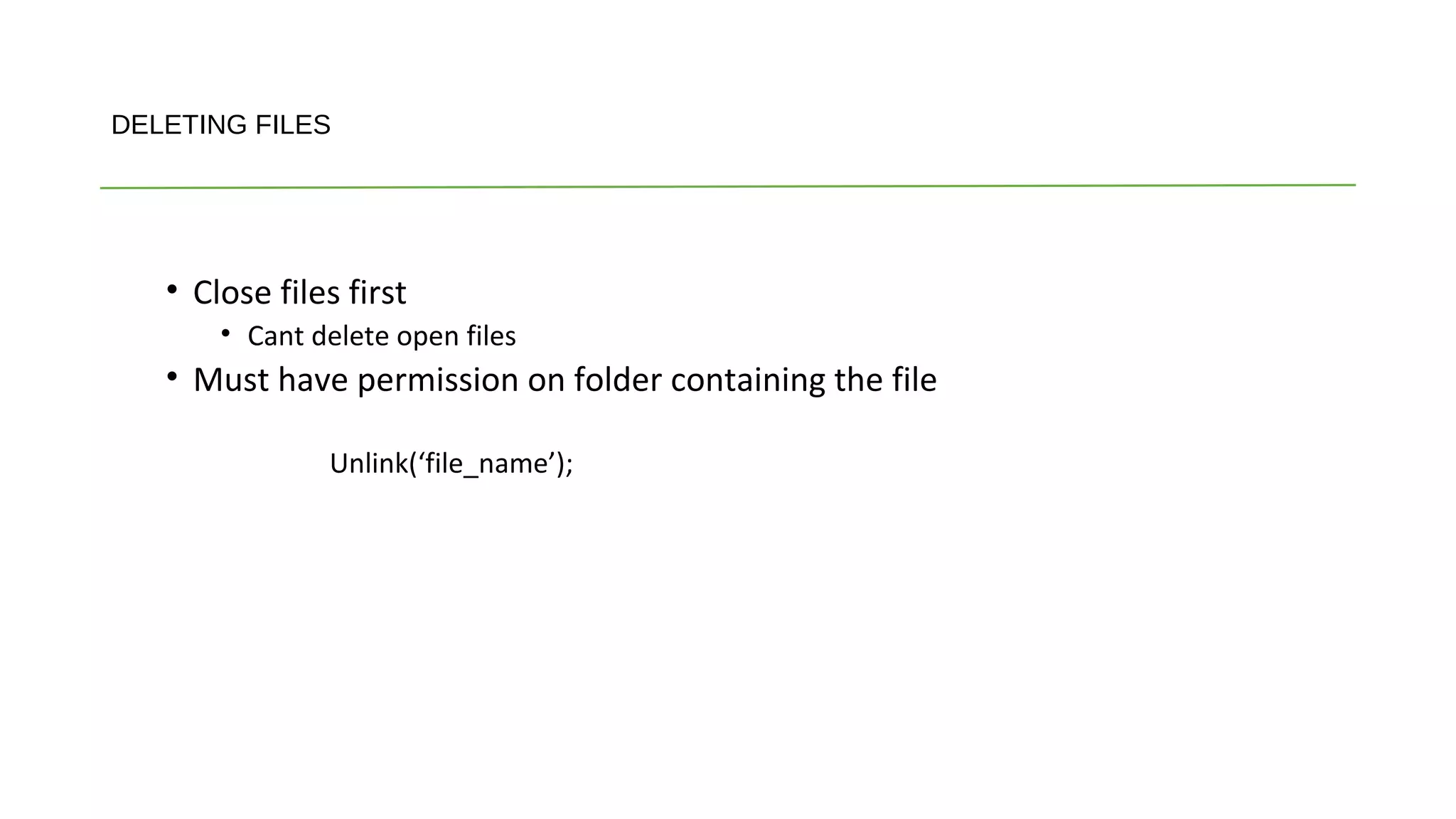 Filing system in PHP | PPT