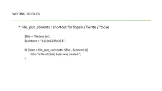 Filing system in PHP | PPT