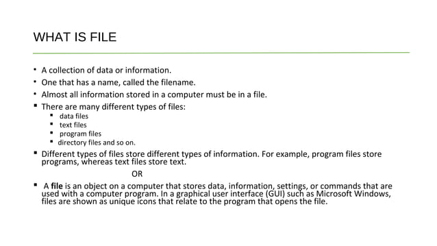 Filing system in PHP | PPT