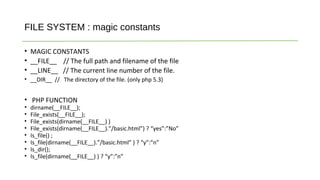 Filing system in PHP | PPT