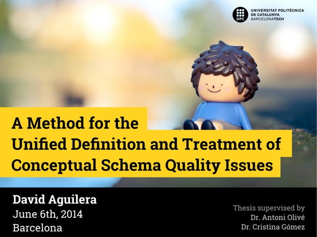 A Method for the Unified Definition and Treatment of Conceptual Schema ...