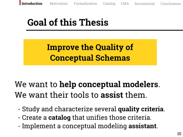 A Method for the Unified Definition and Treatment of Conceptual Schema ...