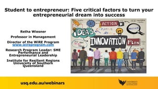 Student to future leader: Why learning about entrepreneurship is ...