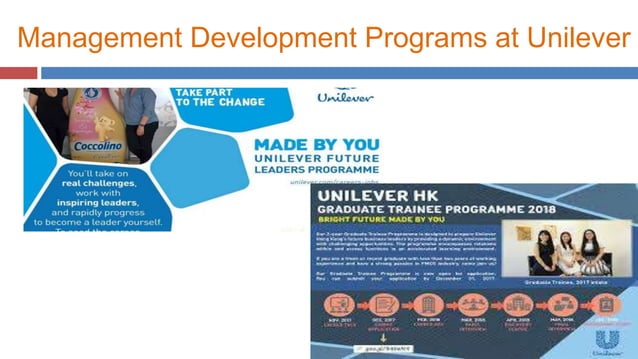 UNILEVER MANAGEMENT DEVELOPMENT AND JOB ANALYSIS & ORGANIZATION ...
