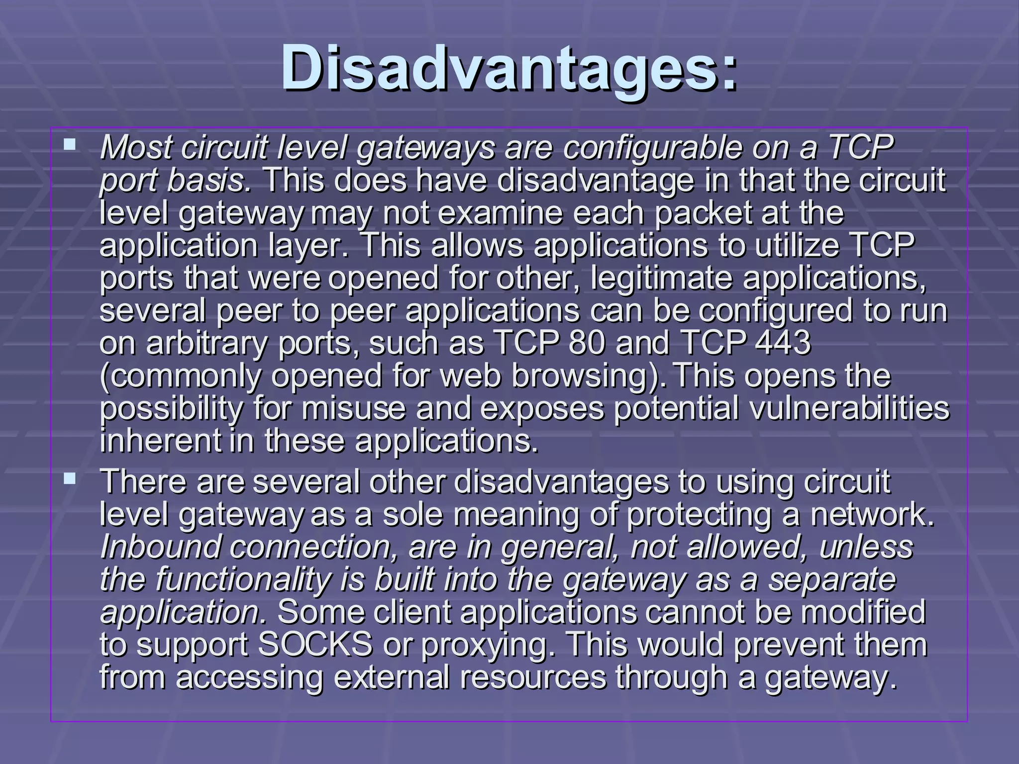 Presentation, Firewalls | PPT