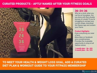 Fitpass India - Monthly Fitness Pass | PDF