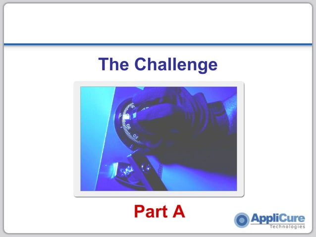 Presentation Flow Part A – The Challenge | PPT