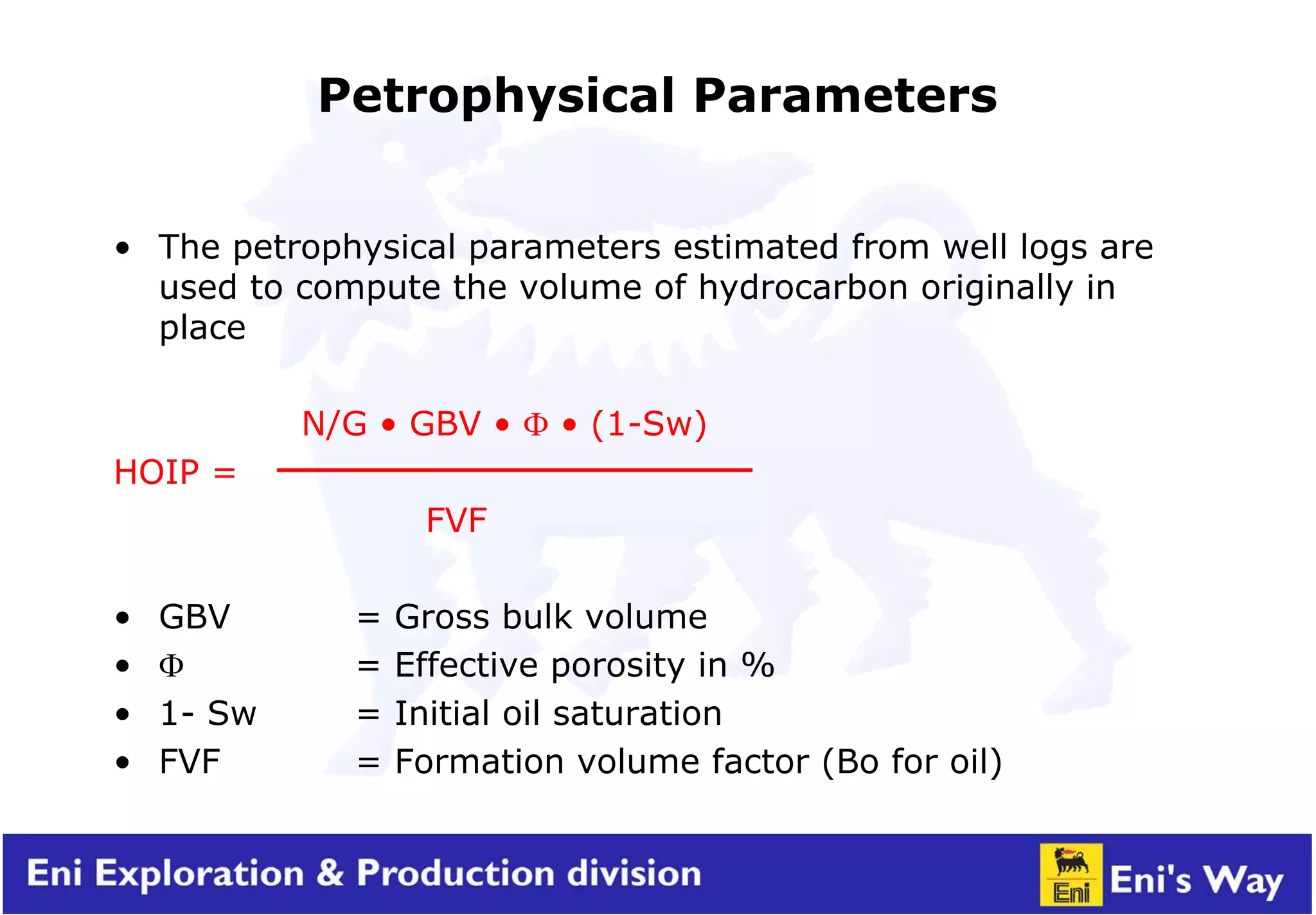 Presentation-Formation_Evaluation by well logging _ENI.pdf