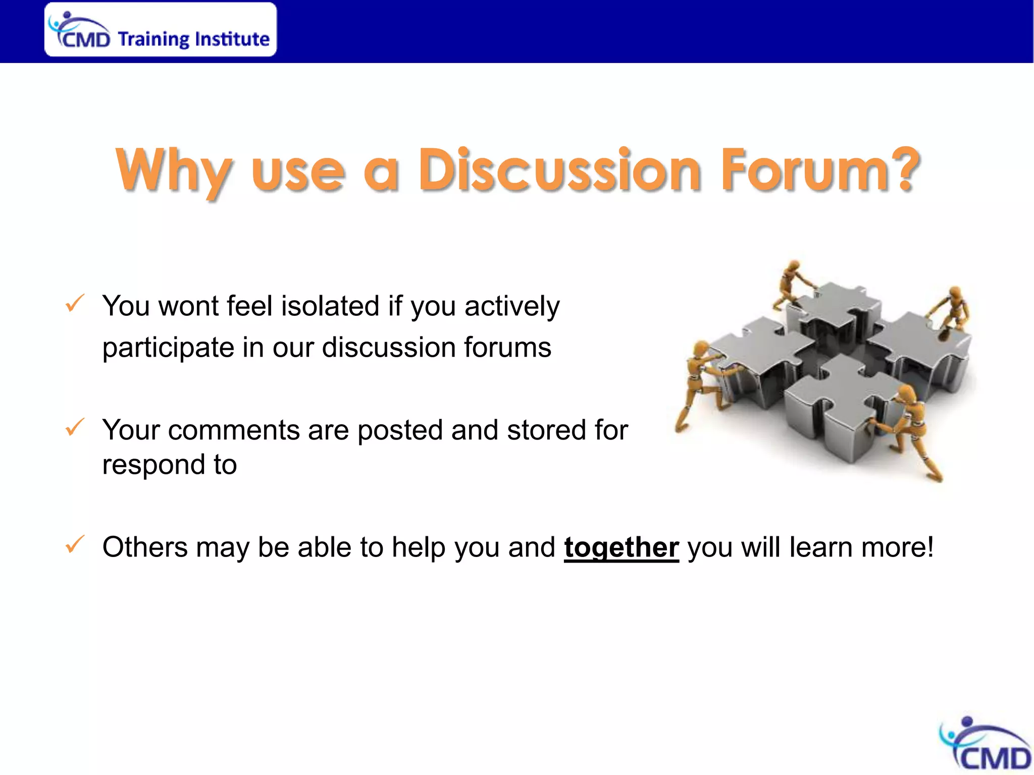 Presentation on online forums | PPTX