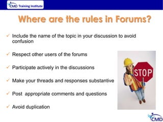 Presentation on online forums | PPTX