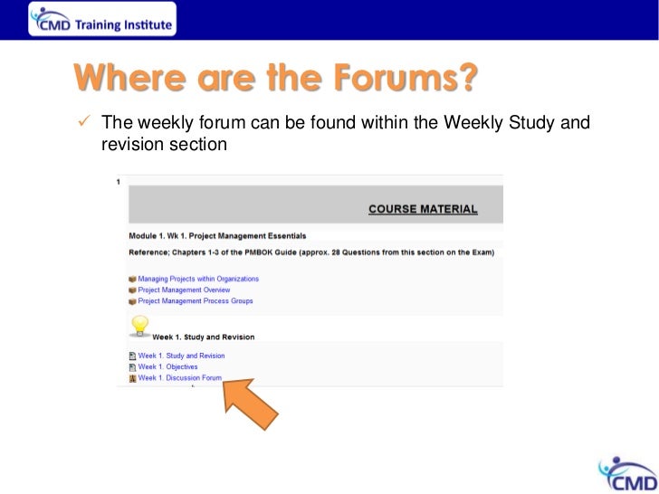 Presentation on online forums