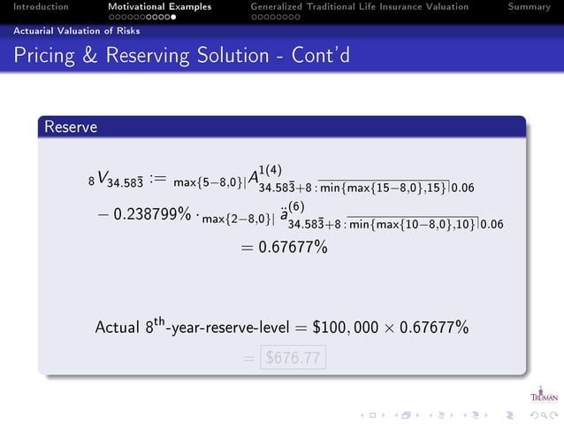 Presentation foundation of-actuarial_science | PDF