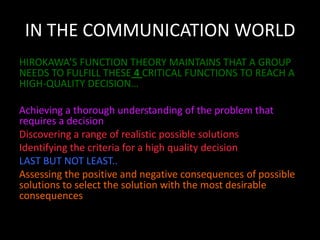 Presentation functional theoryofgroupdecisionquality-ladd | PPT