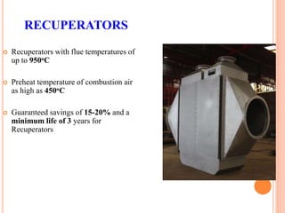 Reheating Furnace in Rolling Mill Industries | PPTX