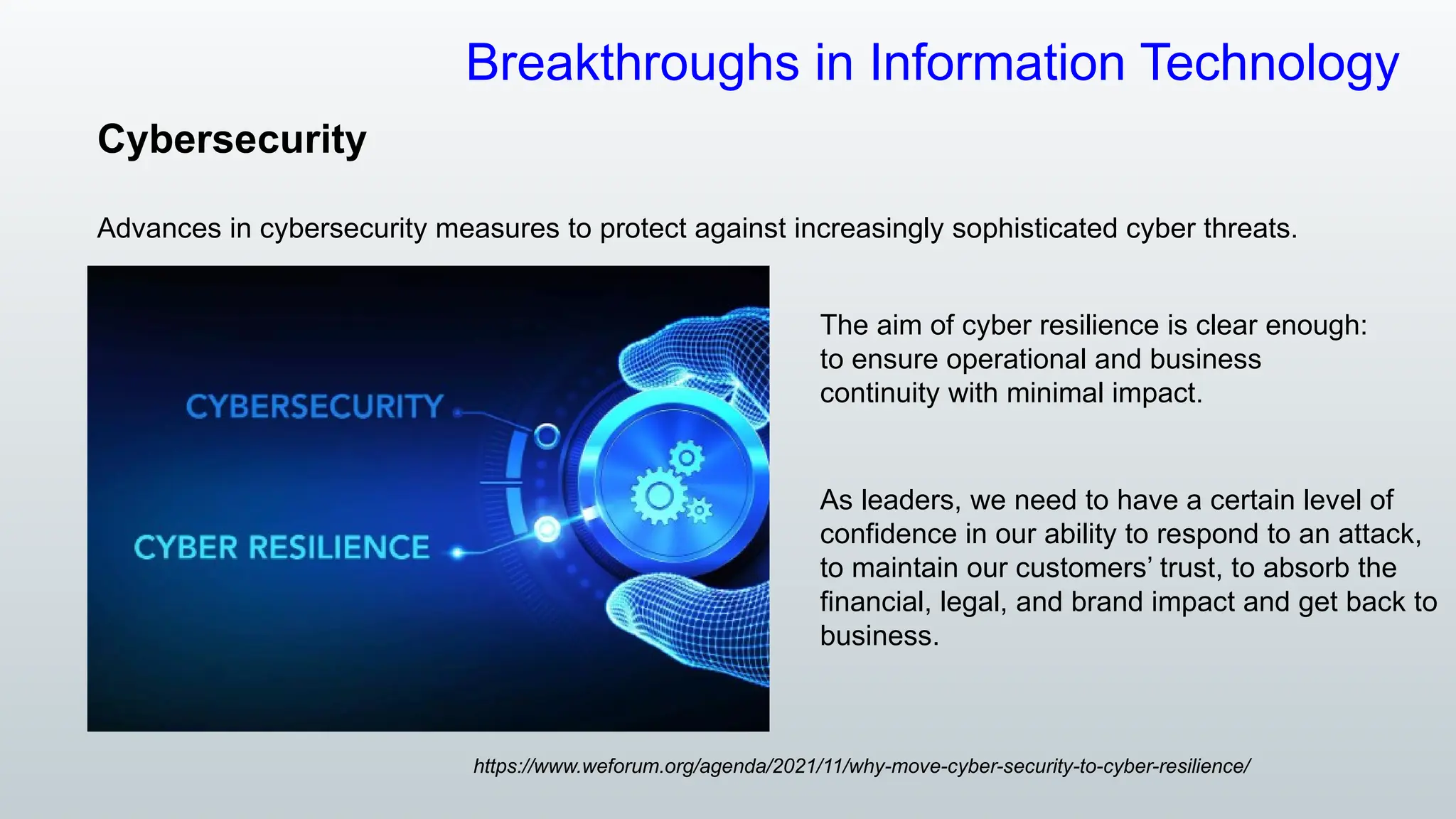 Presentation-Future-TECH2040 for information technology | PPT