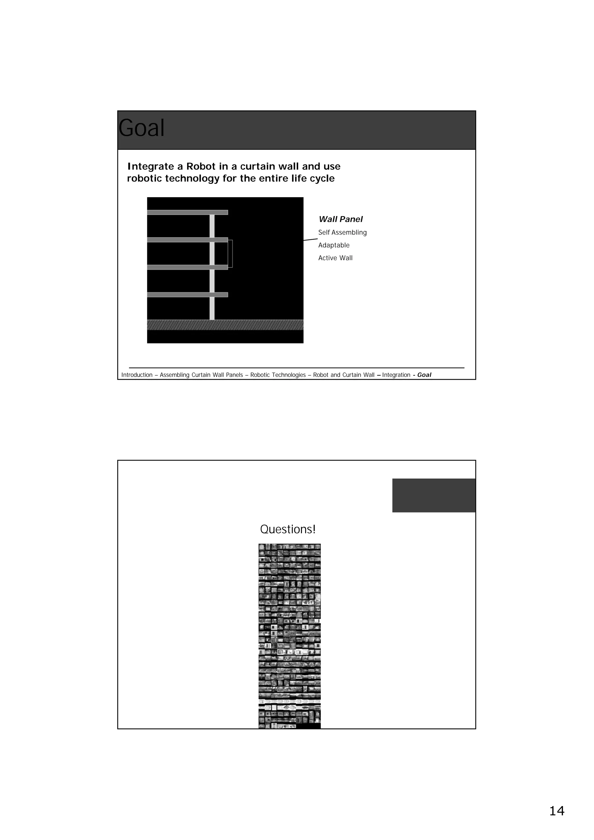 Assembling wall panels with robotic technologies | PDF