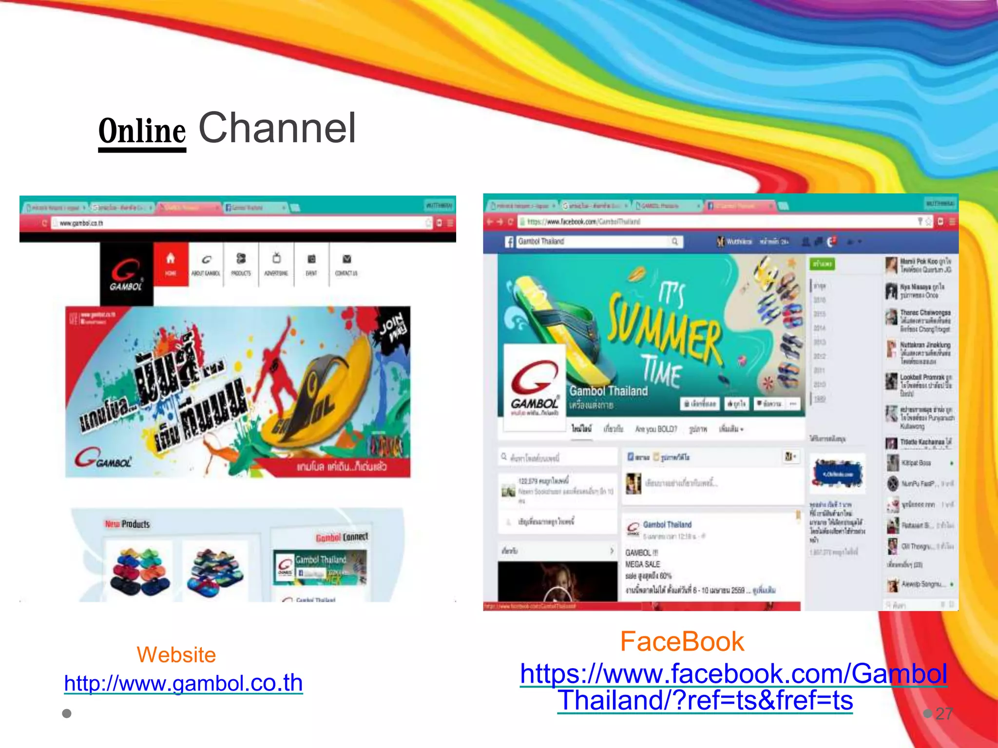 Presentation gambol | PPT