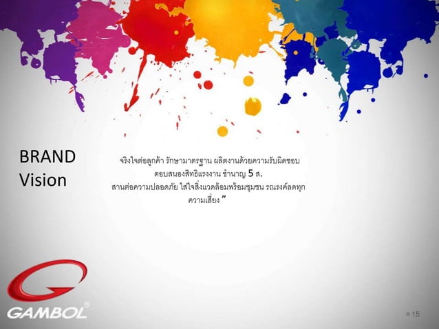 Presentation gambol | PPT